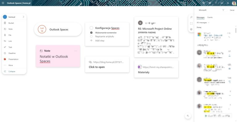 Outlook otrzyma nową funkcję: Spaces ułatwi pracę z projektami | Blog ...