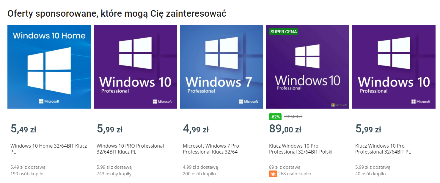 Tanie klucze Windows 10 - co przyniosą zmiany na Allegro?