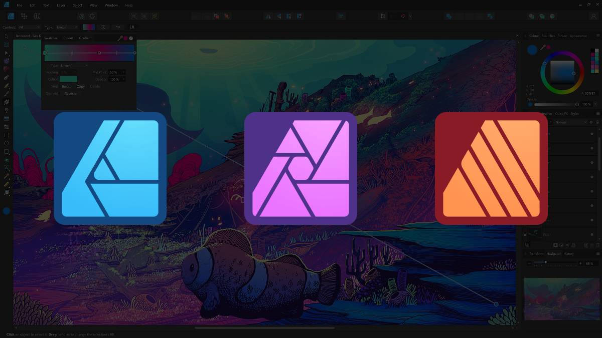 Tani program graficzny zamiast Photoshopa - poznaj Affinity 2.0